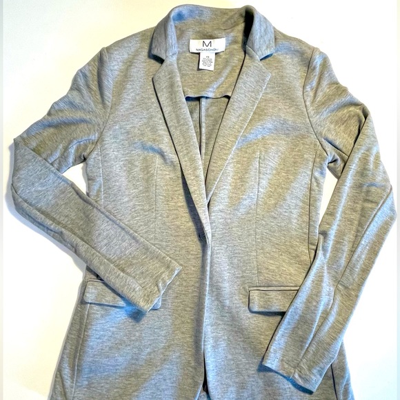 Magaschoni | Jackets & Coats | Magaschoni Gray Suit Jacket Xs | Poshmark